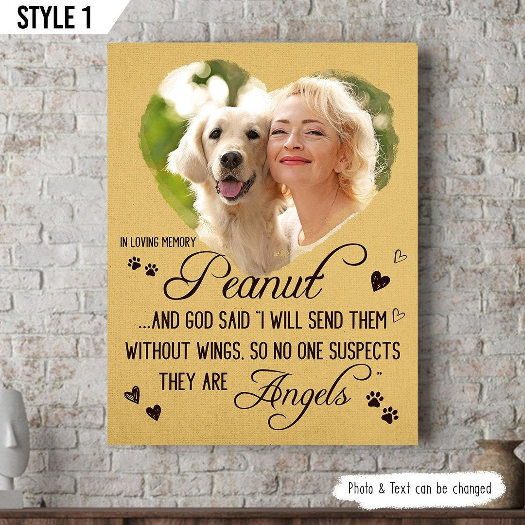 And God Said I Will Send Them Without Wings Losing Dog Quote | Custom