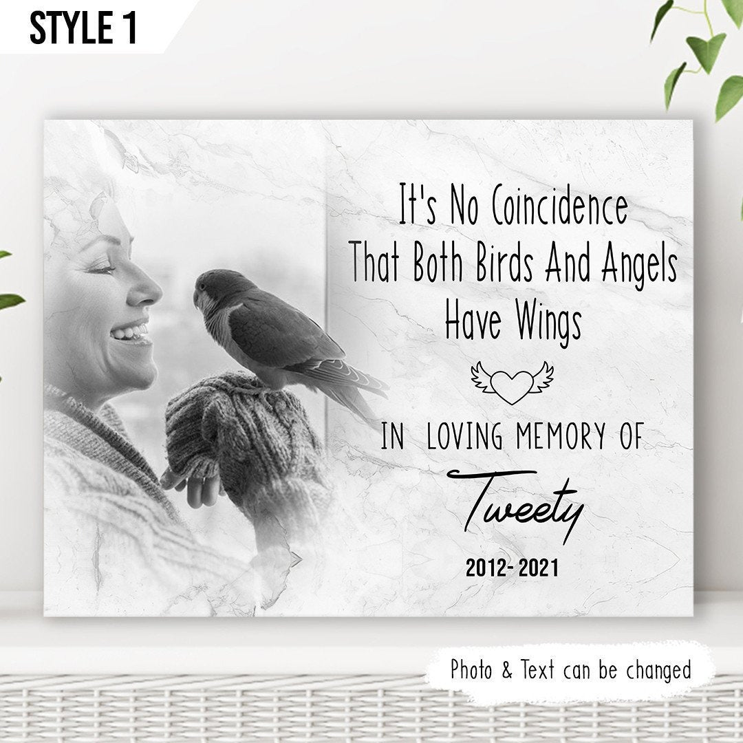 It's No Coincidence That Both Birds And Angels Have Wings | Custom Bir